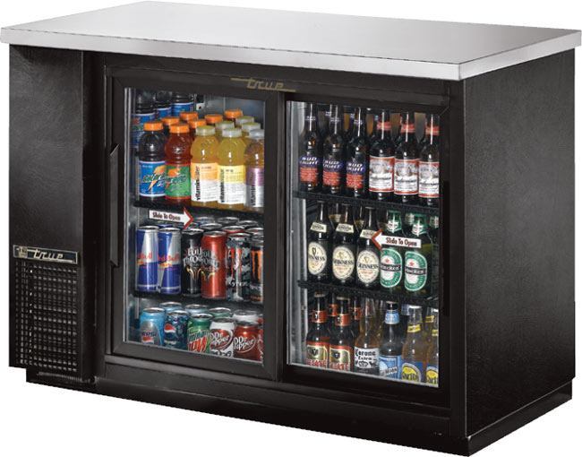 Back Bar Refrigerators/ Coolers- Glass Door – Texas Best Restaurant Supply